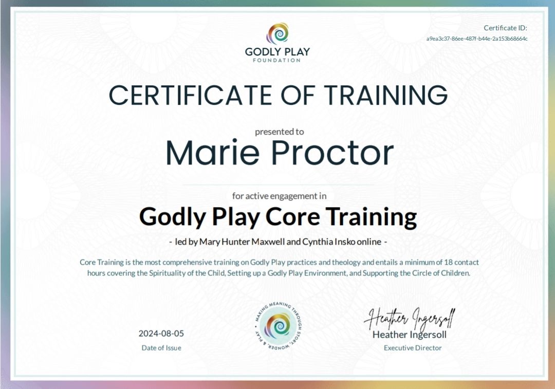 Godly Play – marieproctor.com